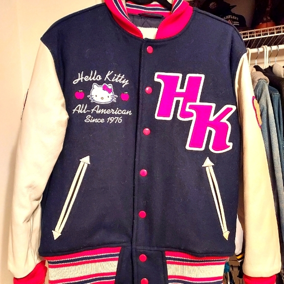 Sanrio | Jackets & Coats | Hello Kitty Varsity Jacket | Poshmark